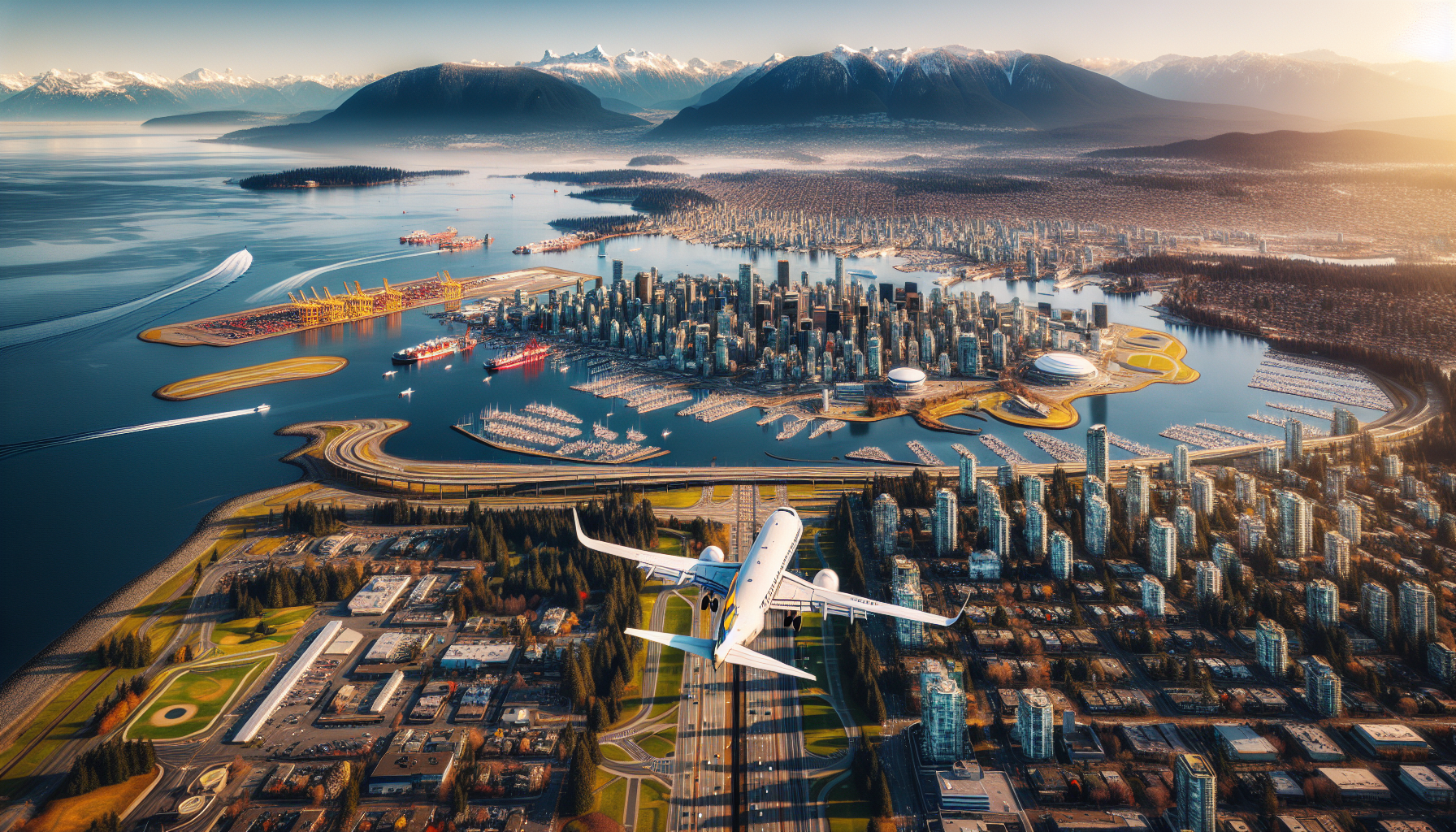 Vancouver to Portland (YVR→PDX) Flight Path — Left Side